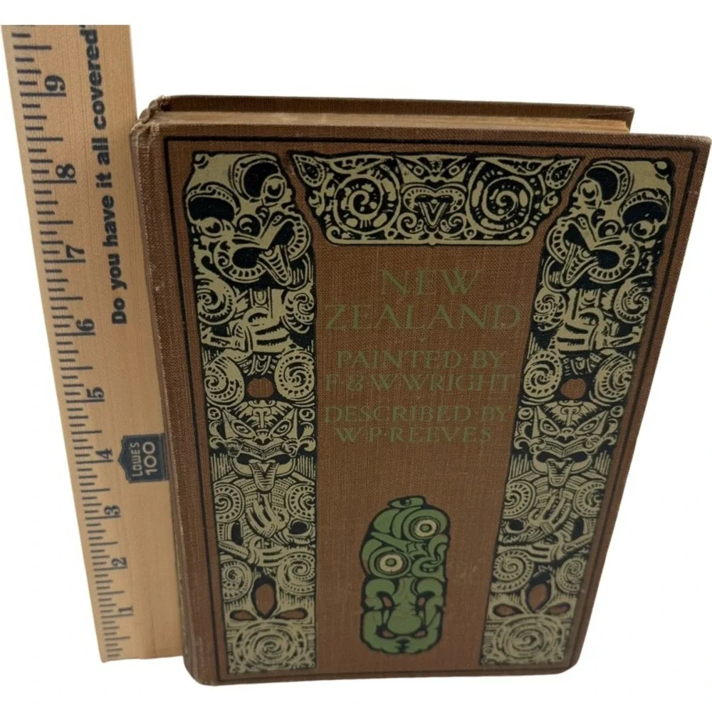 Accents | Vintage 198 New Zealand Book First Edition Map Adam And ...